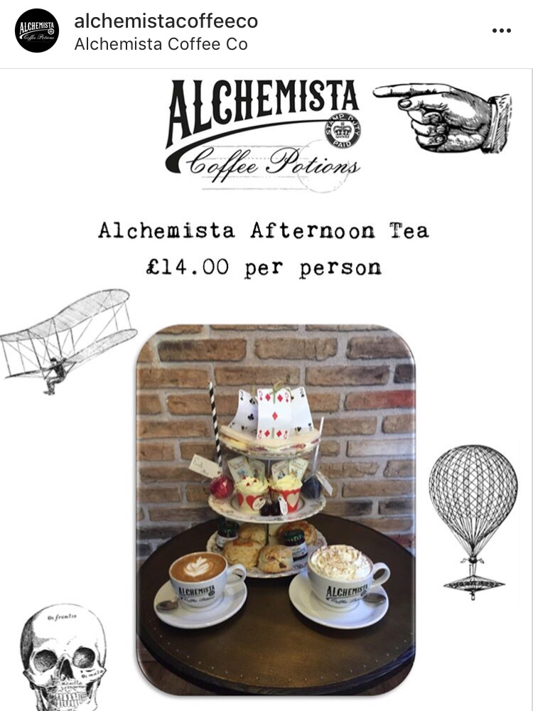Courgette Cakes and Steampunk Coffee – Alchemista Norwich – Wheelescapades